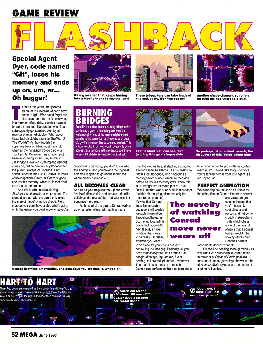 Out-of-Print Archive • Mega Drive reviews • Flashback